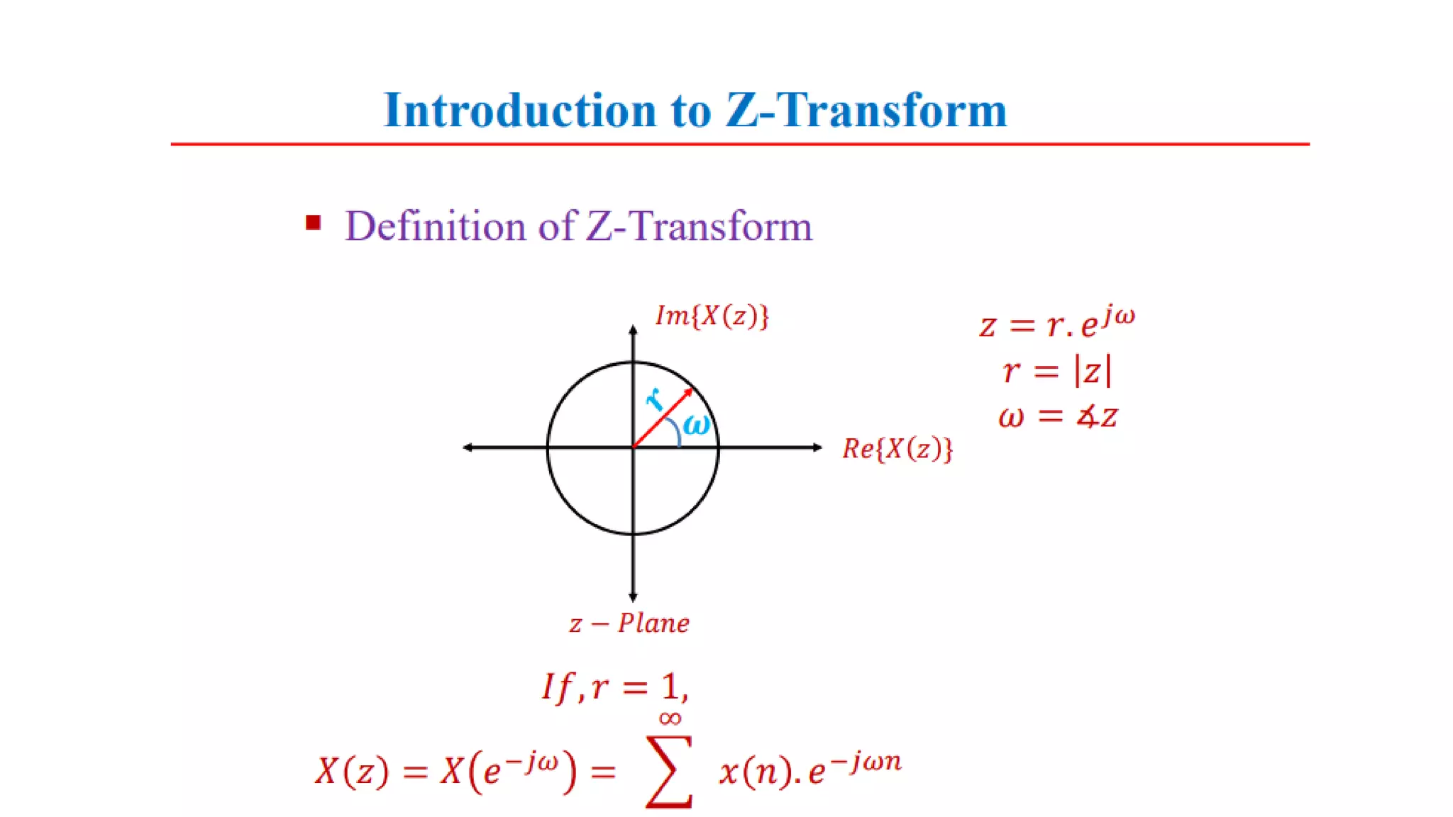 Z transform | PPT
