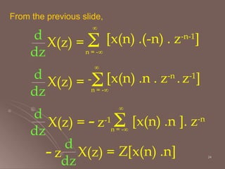 Z Transform Digital Signal Processing NIT DURGAPUR | PPT