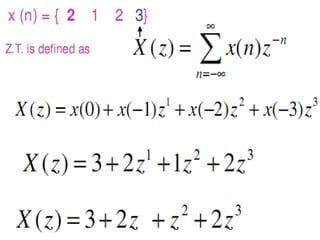 application of z tranform in signals and systems.pptx