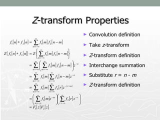Z transform and sampling | PPTX