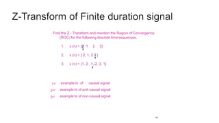 Z transform Day 1 | PPT