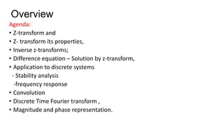Z transform Day 1 | PPT