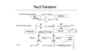 Z transform Day 1 | PPT