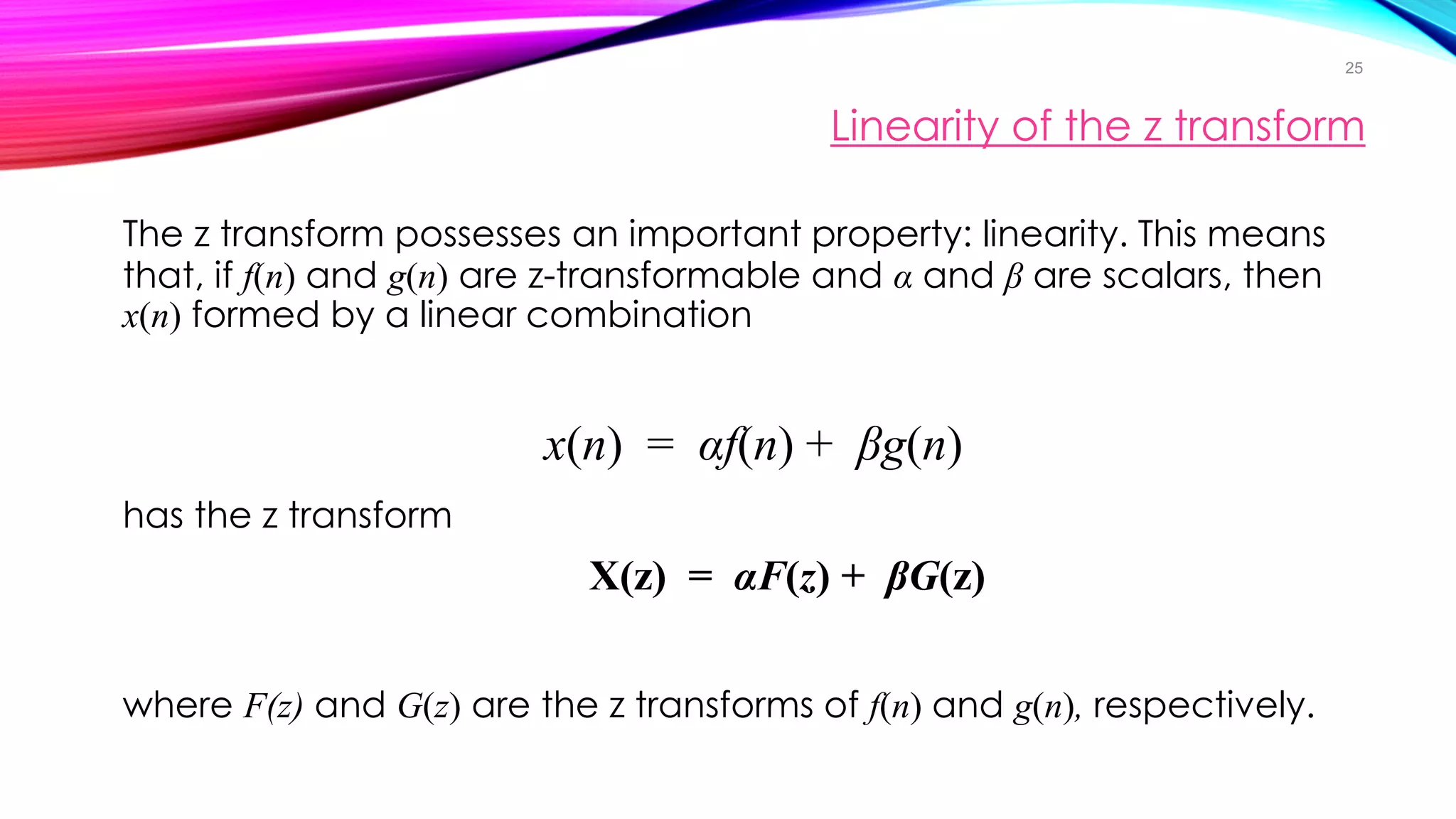 Z transfrm ppt | PPT
