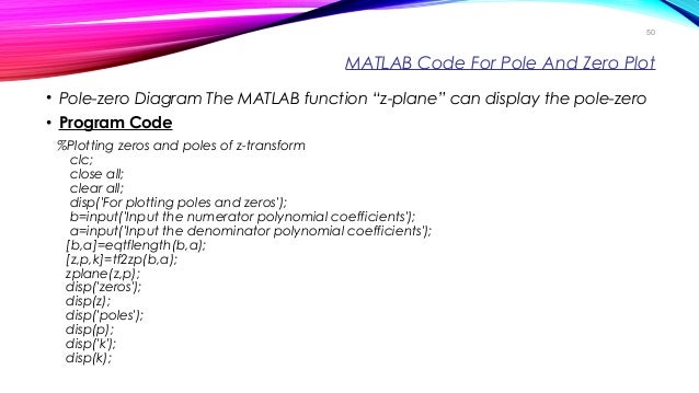 Program To Find Inverse Z Transform In Matlab - eatlasopa