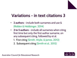 Apa 6 in text citation store