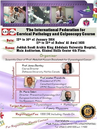 The international federation for cervical pathology and colposcopy course | PDF