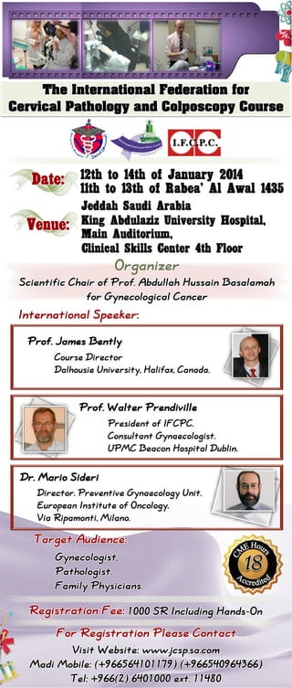 The international federation for cervical pathology and colposcopy course | PDF