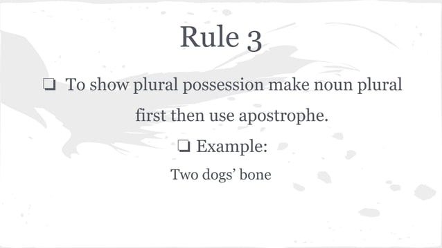 Grammar Presentation Apostrophes | PPT