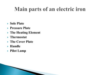 Electric Iron | PPTX
