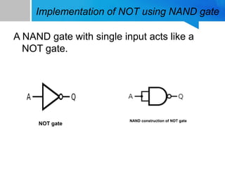 NAND and NOR implementation and Other two level implementation | PPT
