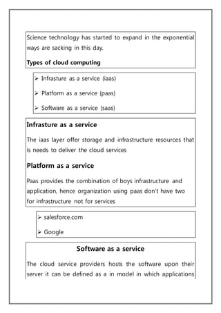 Zubair | DOCX | Cloud Computing | Internet
