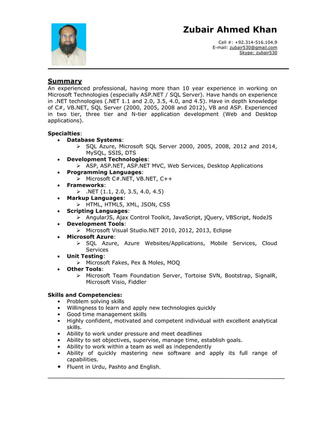 Zubair ahmedkhan aug-2016 | PDF