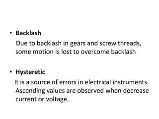 errors of measurement and systematic errors | PPTX