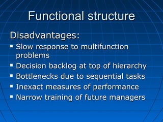 Organization Structure | PPT