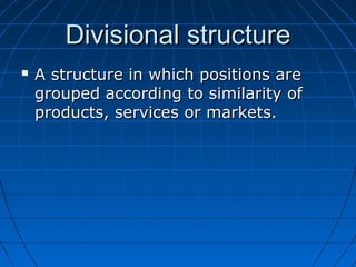 Organization Structure | PPT