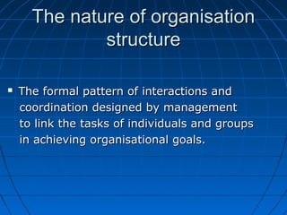 Organization Structure | PPT