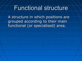 Organization Structure | PPT
