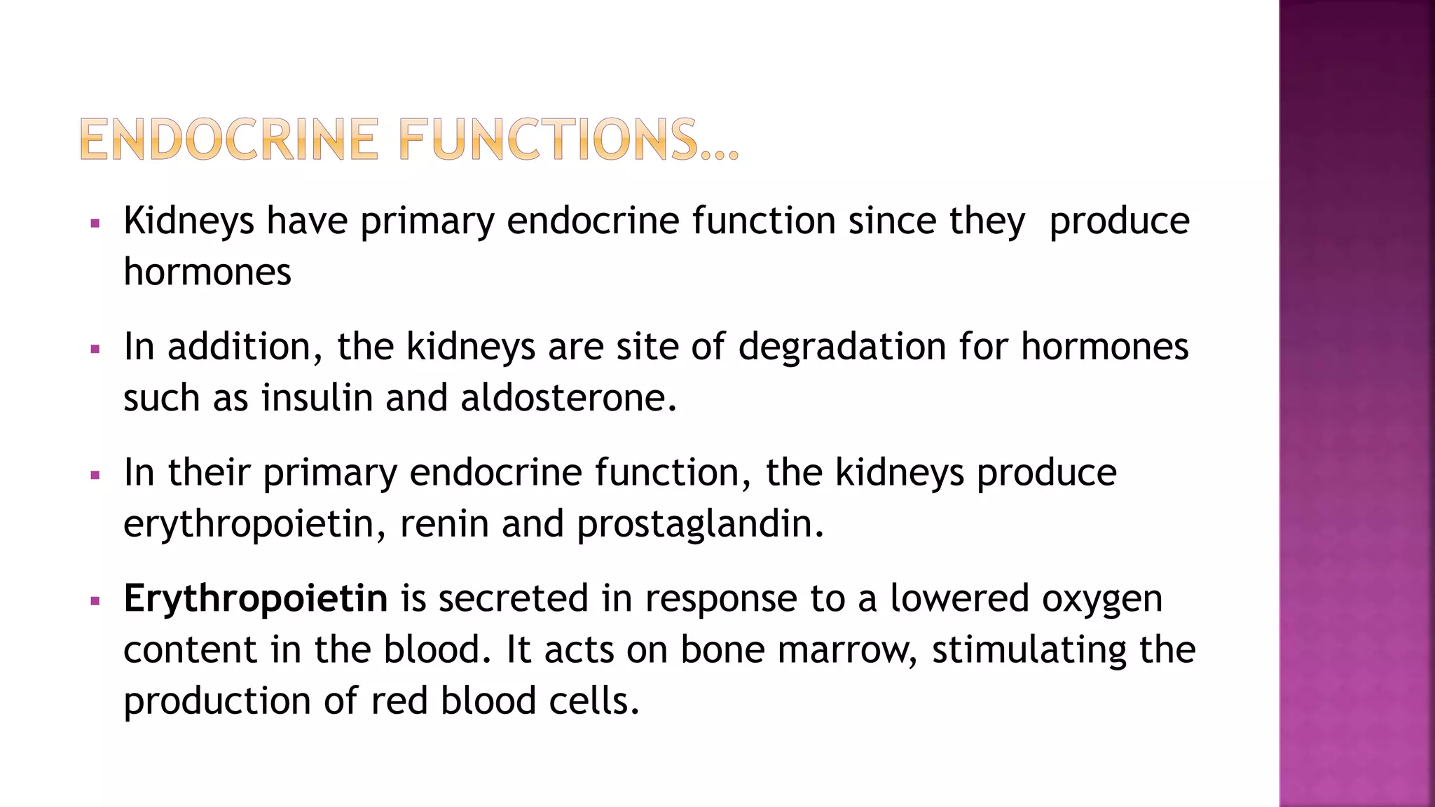 kidney - ADAPTIVE CHANGES OF KIDNEY IN KIDNEY DISEASES | PPTX