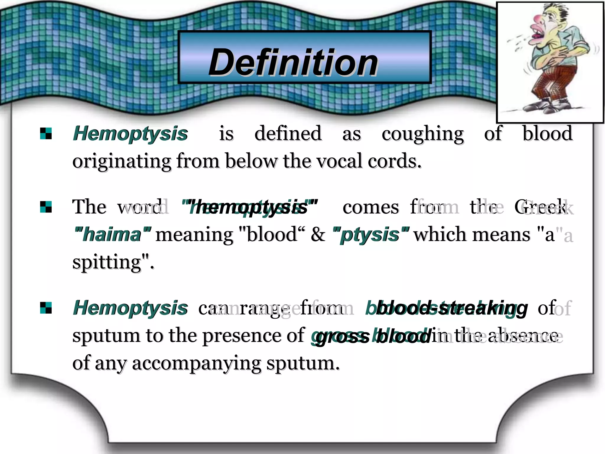 HEMOPTYSIS | PPTX