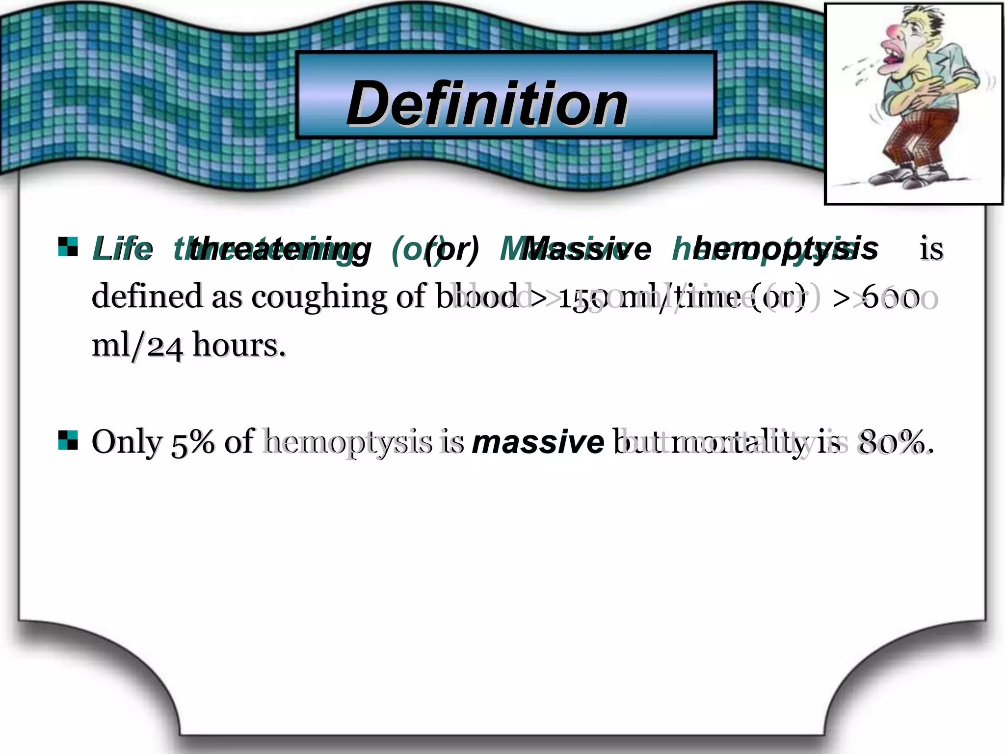 HEMOPTYSIS | PPTX