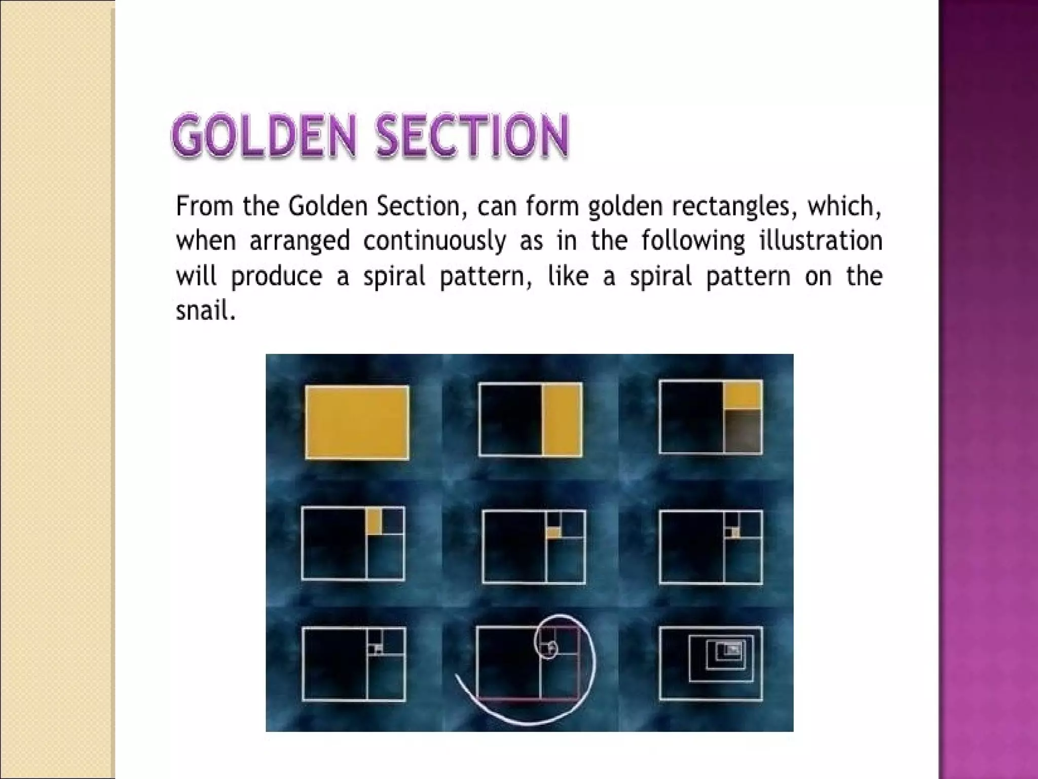 golden section | PPT