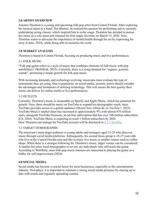 Marketing Report and Analysis for Antonio Thornton | PDF | Free Download