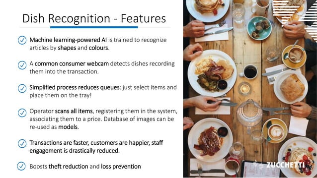 Zucchetti - TCPOS Dish Recognition | PPT