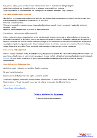 Zuclopentixol | PDF