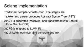 Compiling Solidity to WASM using solang | PPTX