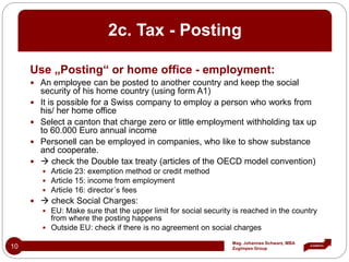 Zugimpex presentation about swiss company formation 2018 limassol | PPT