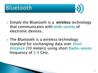The Bluetooth technology | PPTX