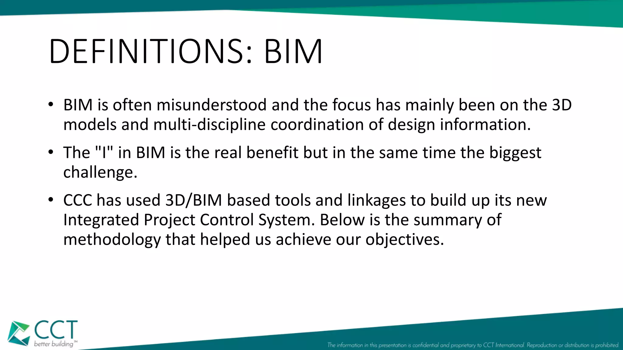 BIM Based Project Controls | PPTX