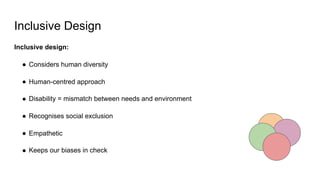 Designing with compassion: The social model of disability and inclusive ...