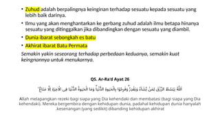ZUHUD.pptx menguatkan diri menjadi hamba Allah | PPTX