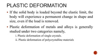 Deformation | PPTX