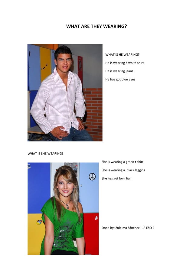 Zuleima- What are they wearing? | DOC