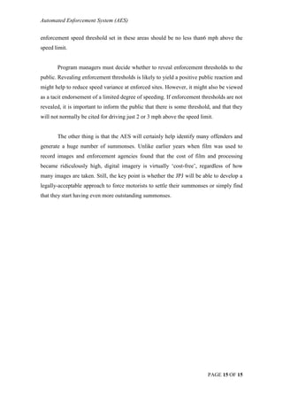 [Zulfadli] automated enforcement system | PDF