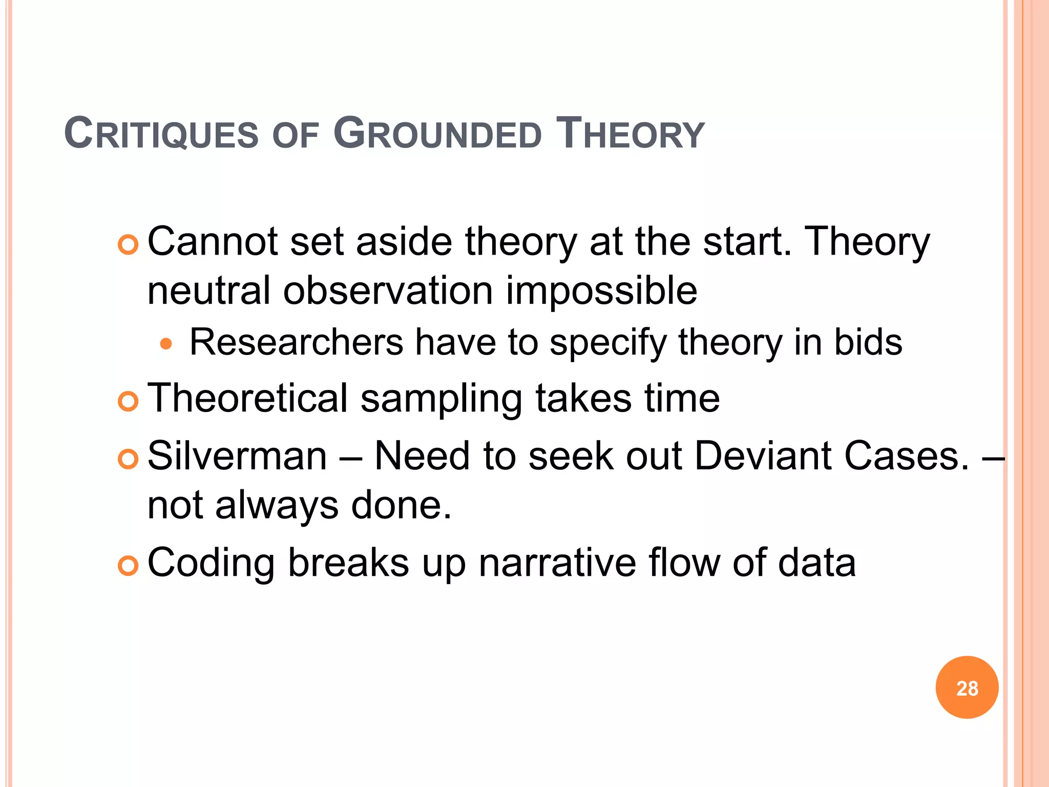 what is Grounded Theory Method | PPT
