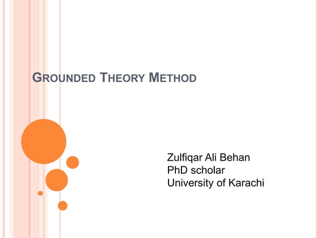 what is Grounded Theory Method | PPT