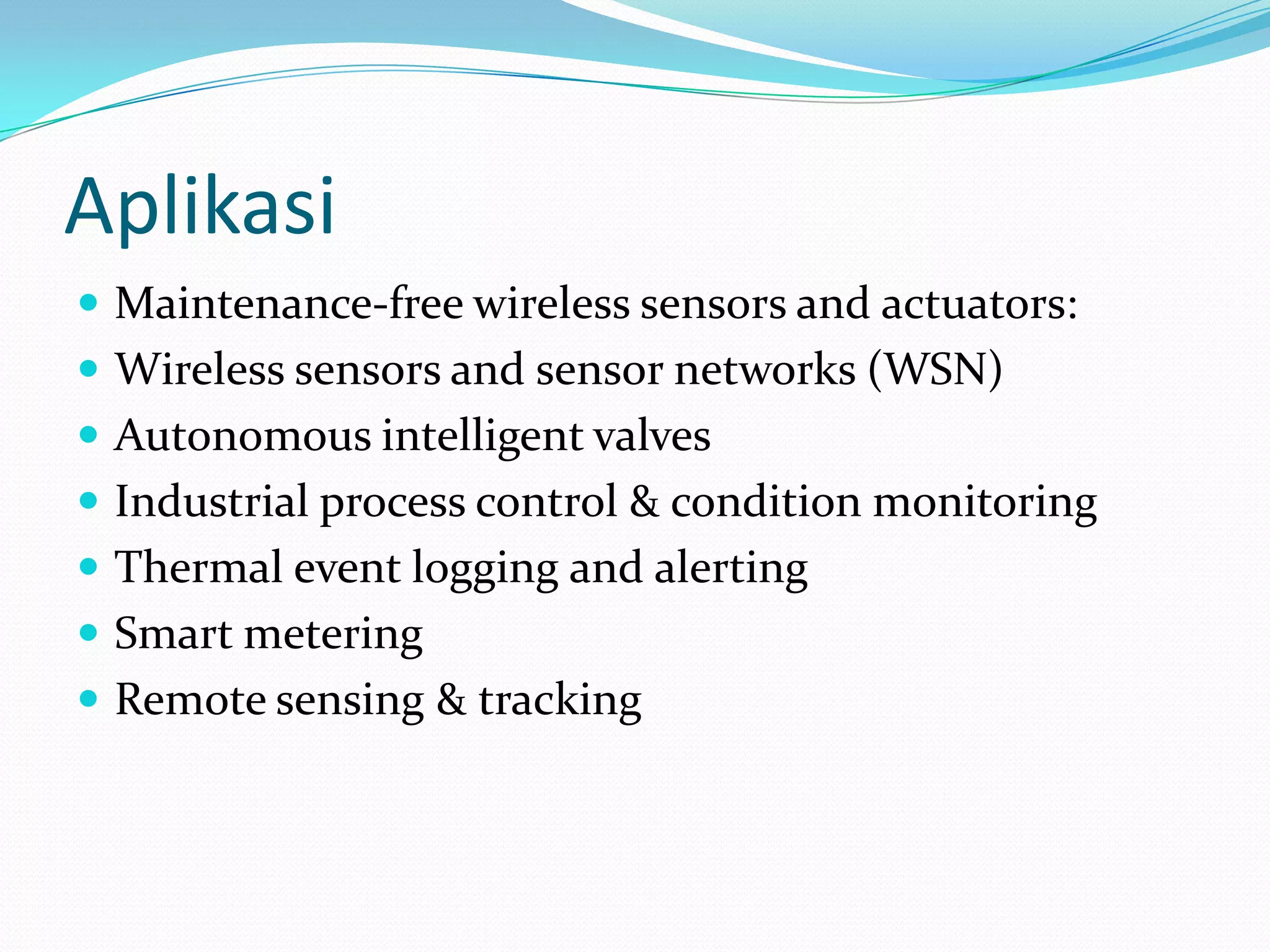 Sensor thermo harvesting wireless | PPTX