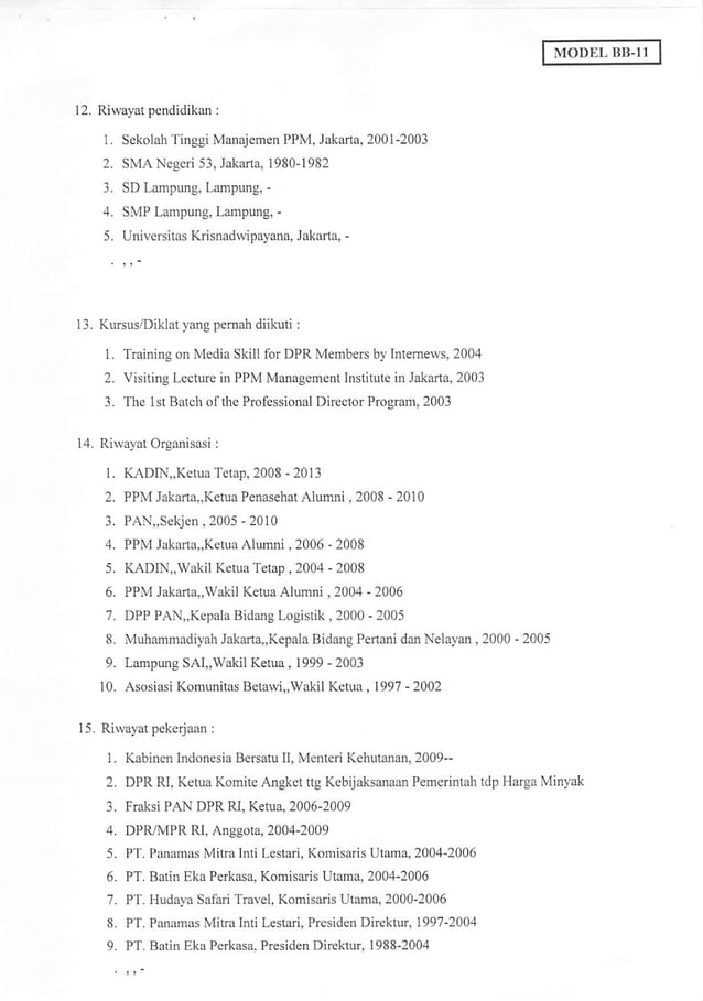 Zulkifli hasan | PDF