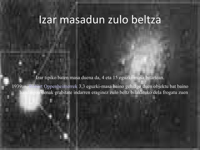 Zulo beltzak | PPT