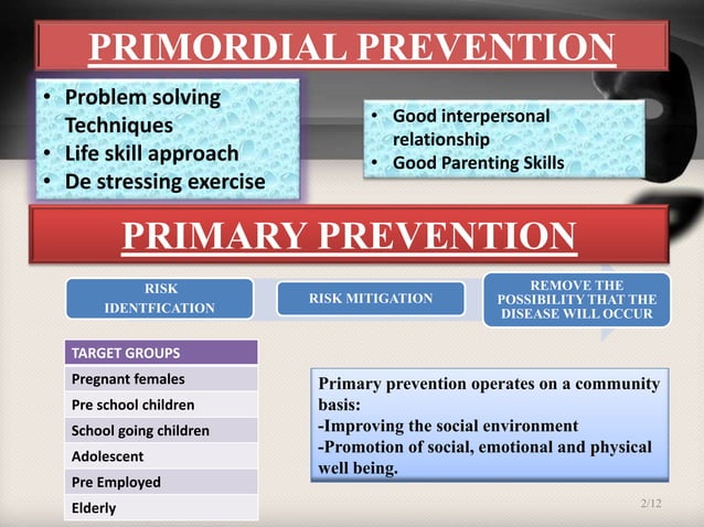 Mental Illness Prevention and Control | PPTX