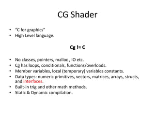 Shaders in Unity by Zoel | PPT