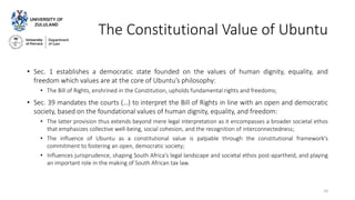 Solidarity and Taxation: the Ubuntu approach in South Africa | PPTX