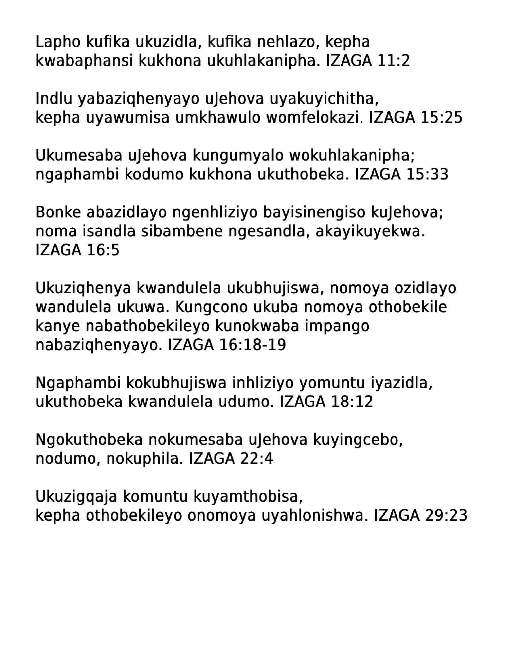 Zulu Pride and Humility Tract.pdf | Christianity | Religion & Spirituality