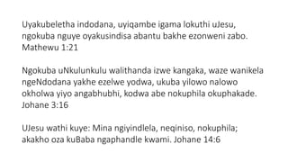 Zulu Soul Winning Gospel Presentation - Only JESUS CHRIST Saves.pptx