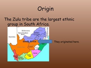 Zulu Tribe Map