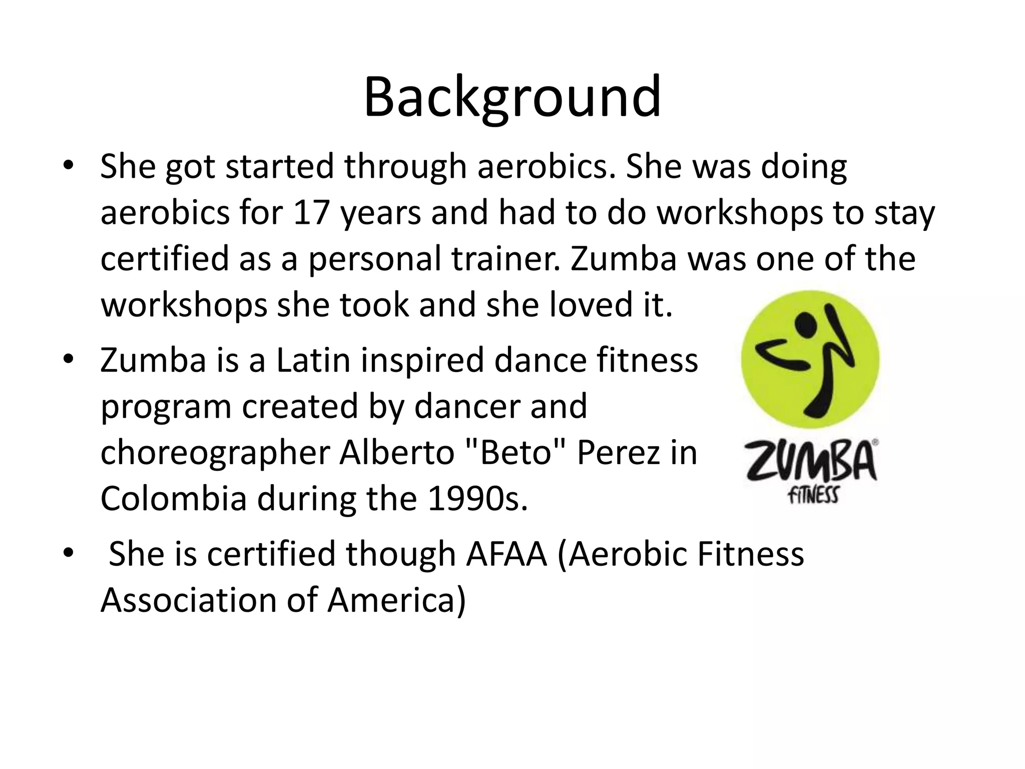 Zumba | PPTX